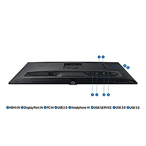 SAMSUNG 32 Inch 4K UHD, Computer, Vertical, HDMI Monitor, USB Port, HDR10 (1 Billion Colors), TUV-Certified Intelligent Eye Care, S80A (LS32A804NMNXGO),Black