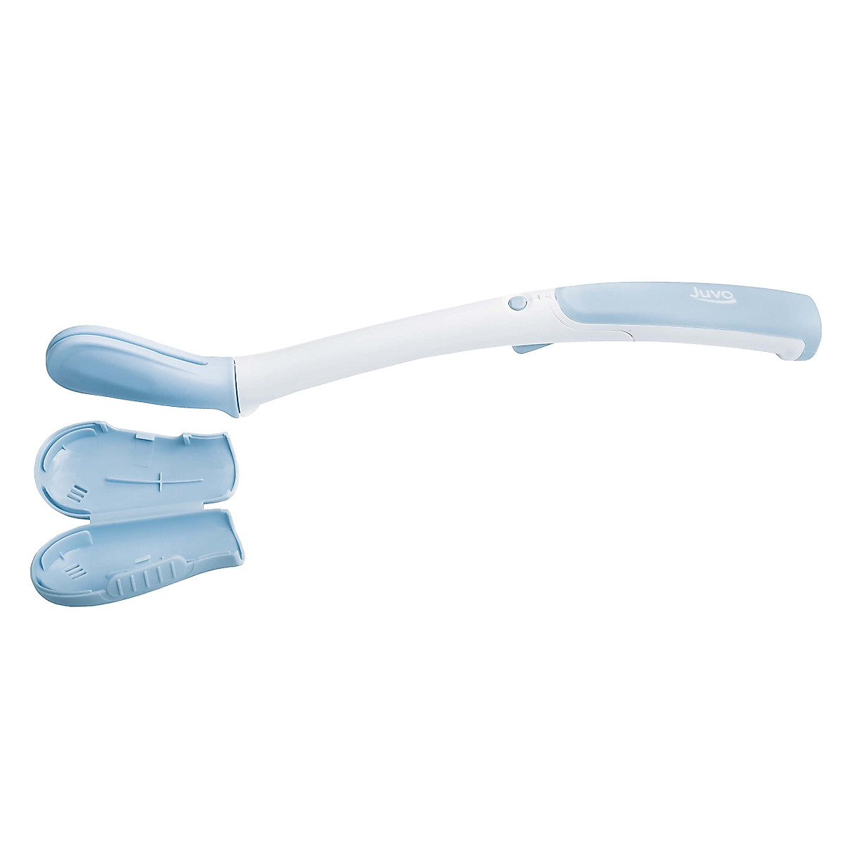 Juvo Travel Toilet Aid & Case | 17" Travel Toilet Aid and Lightweight Portable Plastic Storage Case | Personal Self Wiping Tools (2-Pack Value Bundle)