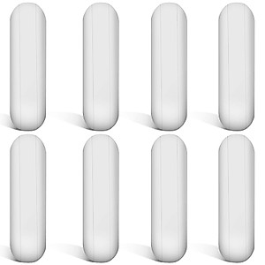 PTFE Magnetic Stirrer Mixer Stir Bar, White Color, Stir Rod Magnetic, Laboratory Bar, Stir Plate Bar, Stir Plate Magnet Stick (8 Pieces,30 mm/ 1.18 Inch)