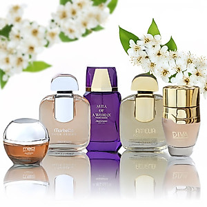 Jean Rish Aura of a Woman Eau De Parfum (3.4 Fl Oz / 100ml) Perfume for Women with Jasmine & Amber Notes - Long Lasting and Luxury Fragrance