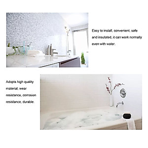 Yosoo Garbage Disposal Switch Stainless, Garbage Disposal Parts Garbage Disposals Parts Steel Switch Air Switch Kit for Food Waste Disposer Electric Water Heater Massage Bathtub