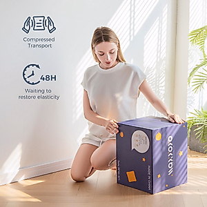 MAXYOYO Giant Bean Bag Chair, Stuffed Bean Bag Couch with Filler Large Living Room Bean Bag Chair for Adults, Big Lazy Sofa Accent Chair with Pocket Floor Chair for Gaming, Reading, Navy