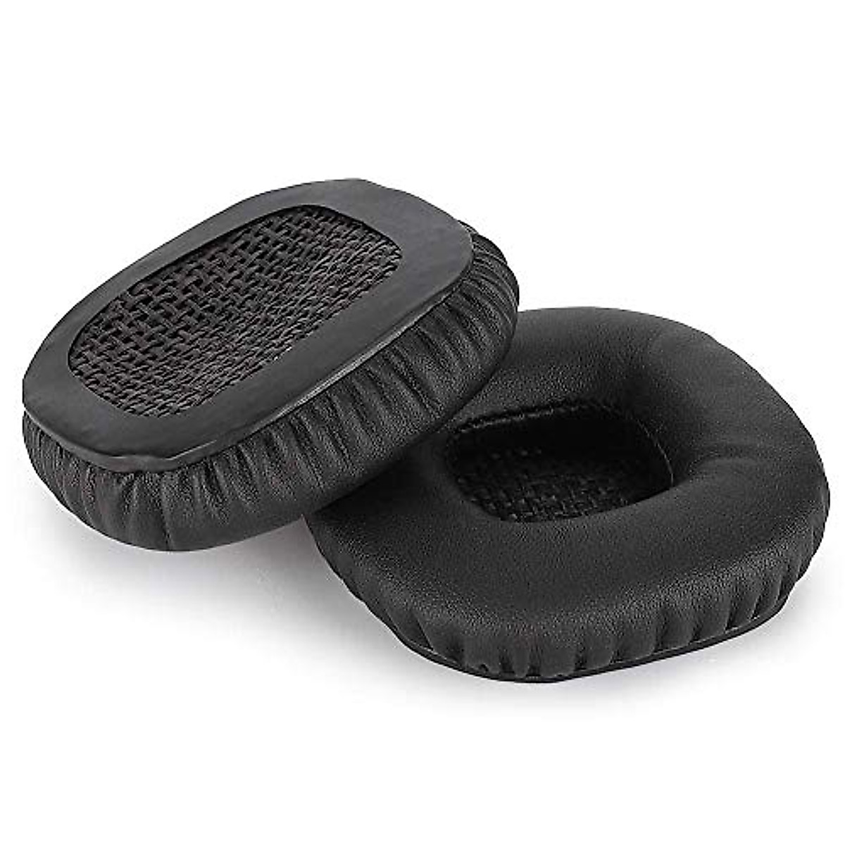2Pcs Foam Earpads Soft Replacement Ear Pads Earphone Sleeve Cushion Memory Sponge Earpads Suitable for Marshall Major II Headphones(Black)