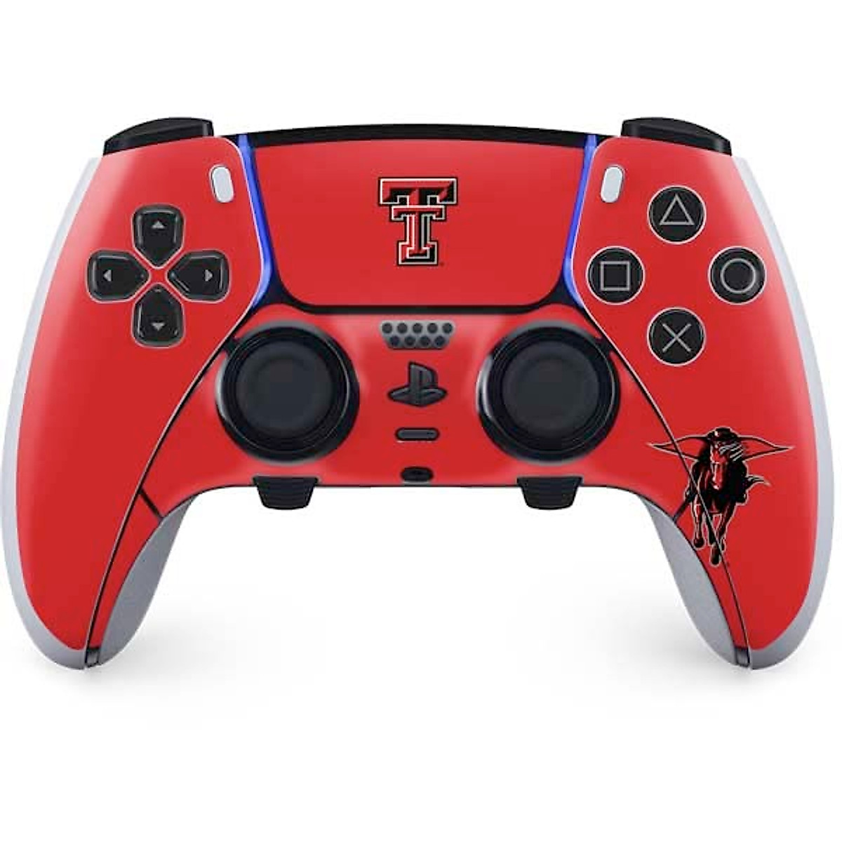Skinit Gaming Decal Skin Compatible with PS5 DualSense Edge Pro Controller - Officially Licensed Texas Tech Red Raiders Design