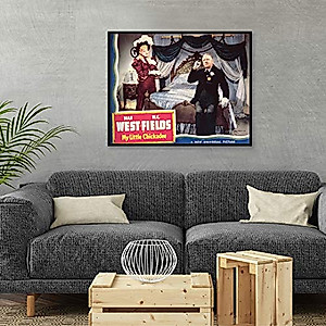 Posterazzi My Little Chickadee From Left: Mae West W.C. Fields 1940 Movie Masterprint Poster Print, (28 x 22)