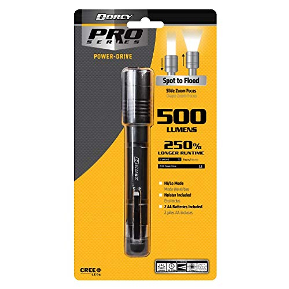 Dorcy Z DRIVE PWM 500 Lumen Flashlight