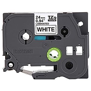 Brother Genuine P-touch TZE-251 Tape, 1" (0.94") Standard Laminated P-touch Tape, Black on White, Perfect for Indoor or Outdoor Use, Water Resistant, 26.2 Feet (8M), Single-Pack