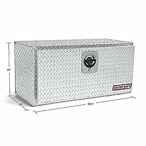 Weather Guard (636002 Underbed Tool Box, Aluminum