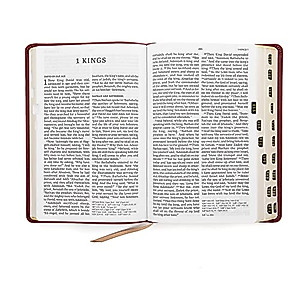 NASB Super Giant Print Reference Bible, Burgundy LeatherTouch, Indexed