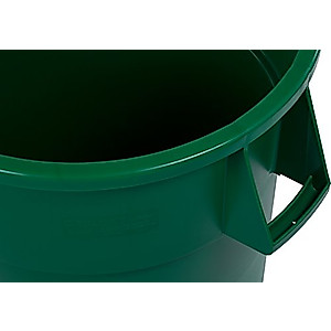 Carlisle FoodService Products 34105509 Bronco Round Waste Container Only, 55 Gallon, Green