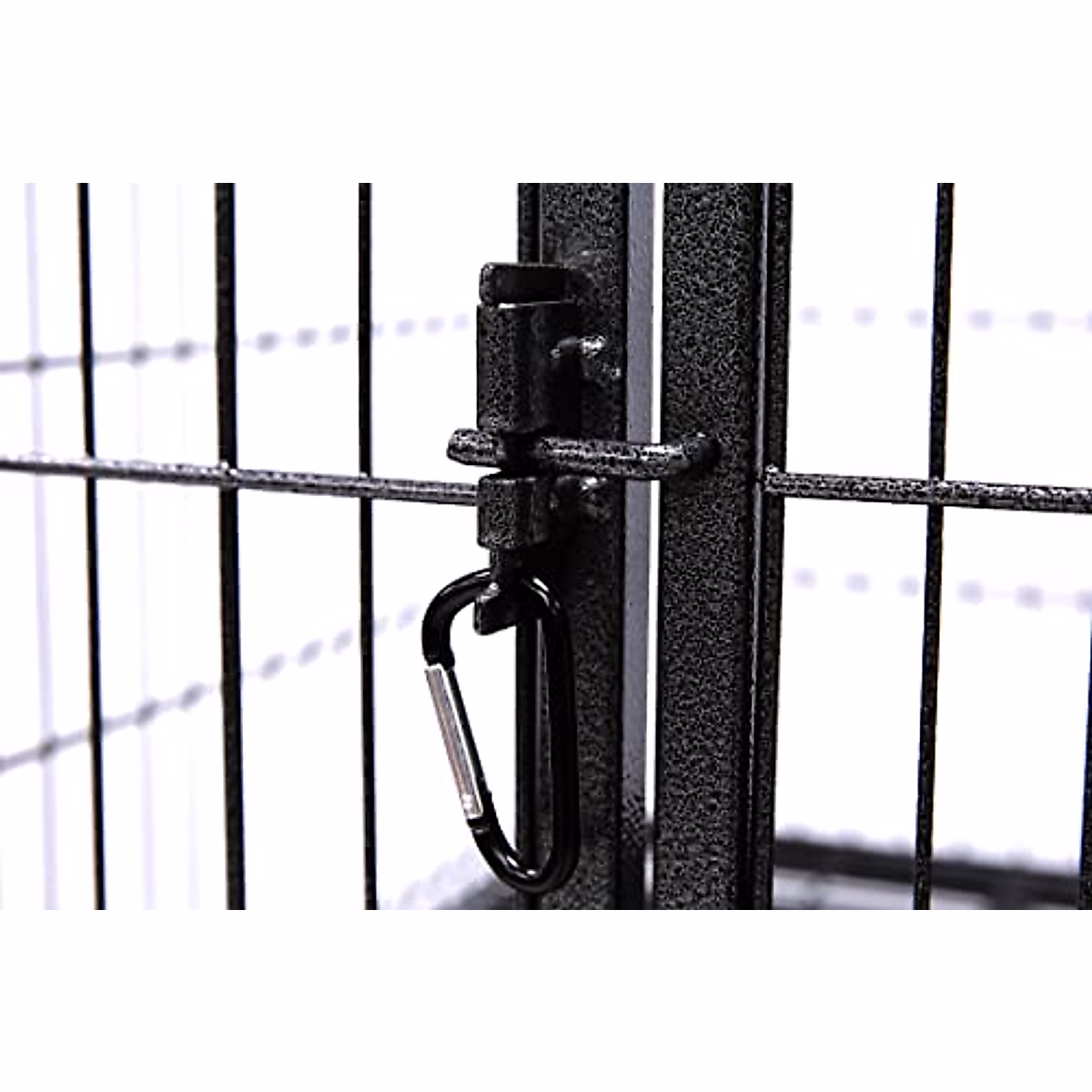 New 37" Homey Pet Two Tier Pet Dog Cat Cage with Feeding Door and Bowls