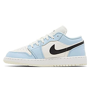 Jordan Youth Air 1 Low (GS) 554723 401 Ice Blue - Size 4.5Y
