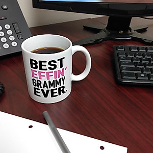 ThisWear Grammy Gifts Grandma Best Effin Grammy Ever Grandma Gift 11oz Ceramic Coffee Mug Grammy