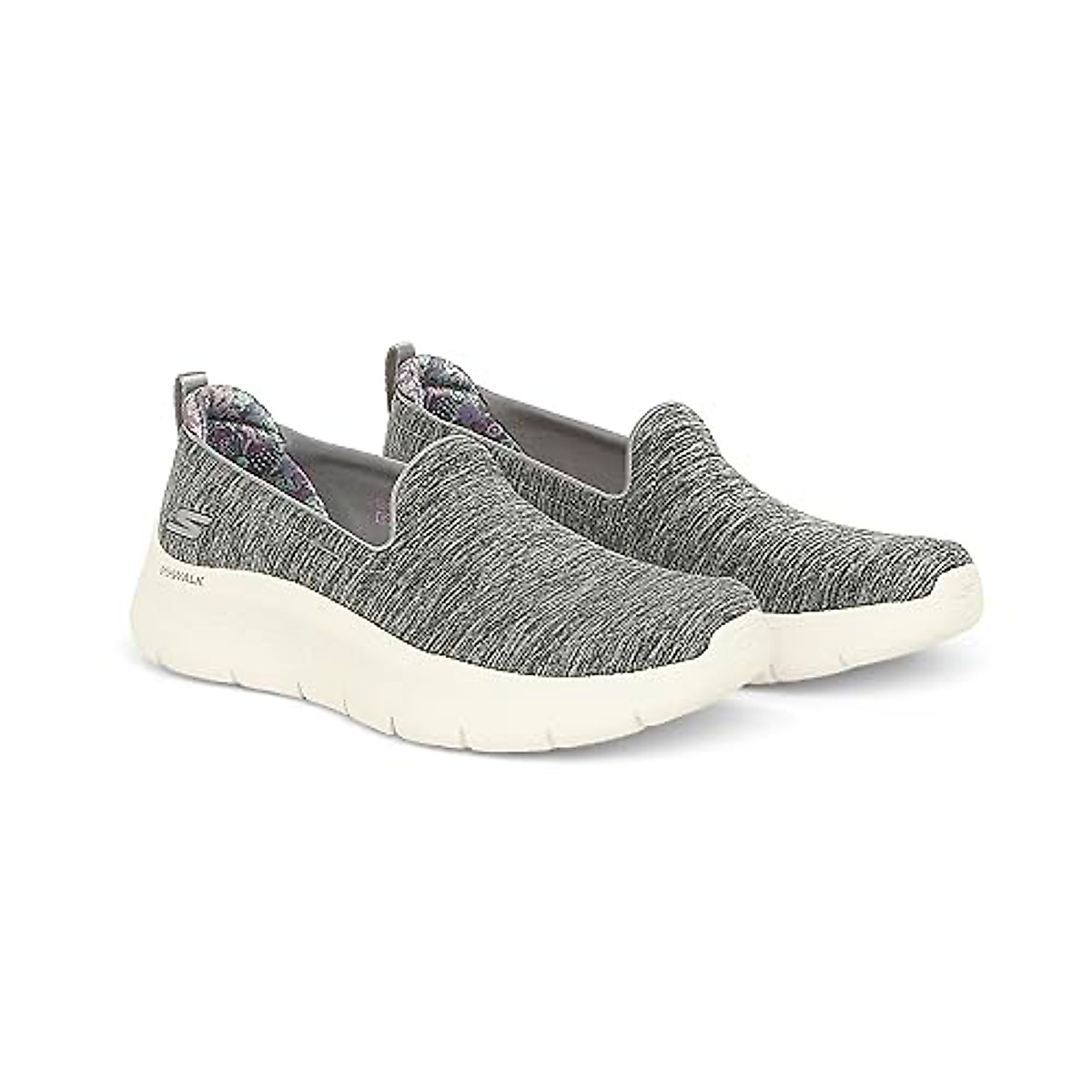 Skechers Women's GO Walk Flex-Clever View Sneaker, Gray, 7.5