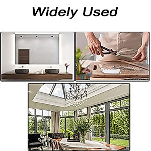 6PCS Pistol Oil Glass Cutter Oil Feed Glass Cutter with Extra 2-6mm Replaceable Head and Oil Reservoir Stained Glass Cutting Tools for Mirrors Window Glass Panes Ceramic Tile, Blue and White