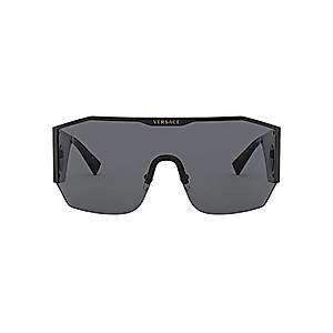 Versace Man Sunglasses Black Frame, Dark Grey Lenses, 0MM
