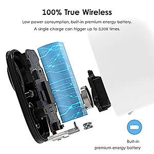 GMK Security Camera Wireless Outdoor, 1080P Color Night Vision AI Motion Detection 2-Way Talk Battery Powered WiFi Home Indoor Camera IP65 Weatherproof Spotlight Siren Alarm Cloud/SD Storage