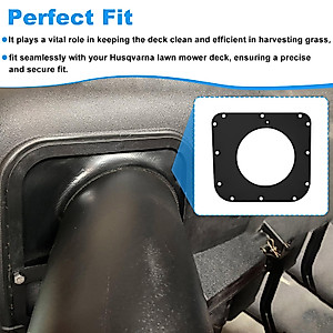 532192550 Tractor Bagger Top Seal for Craftsman, Husqvarna, Poulan Pro, Roper, Sear, Rally, EHP, AYP, Replacement Lawn Mower Deck Parts 192550 917249040