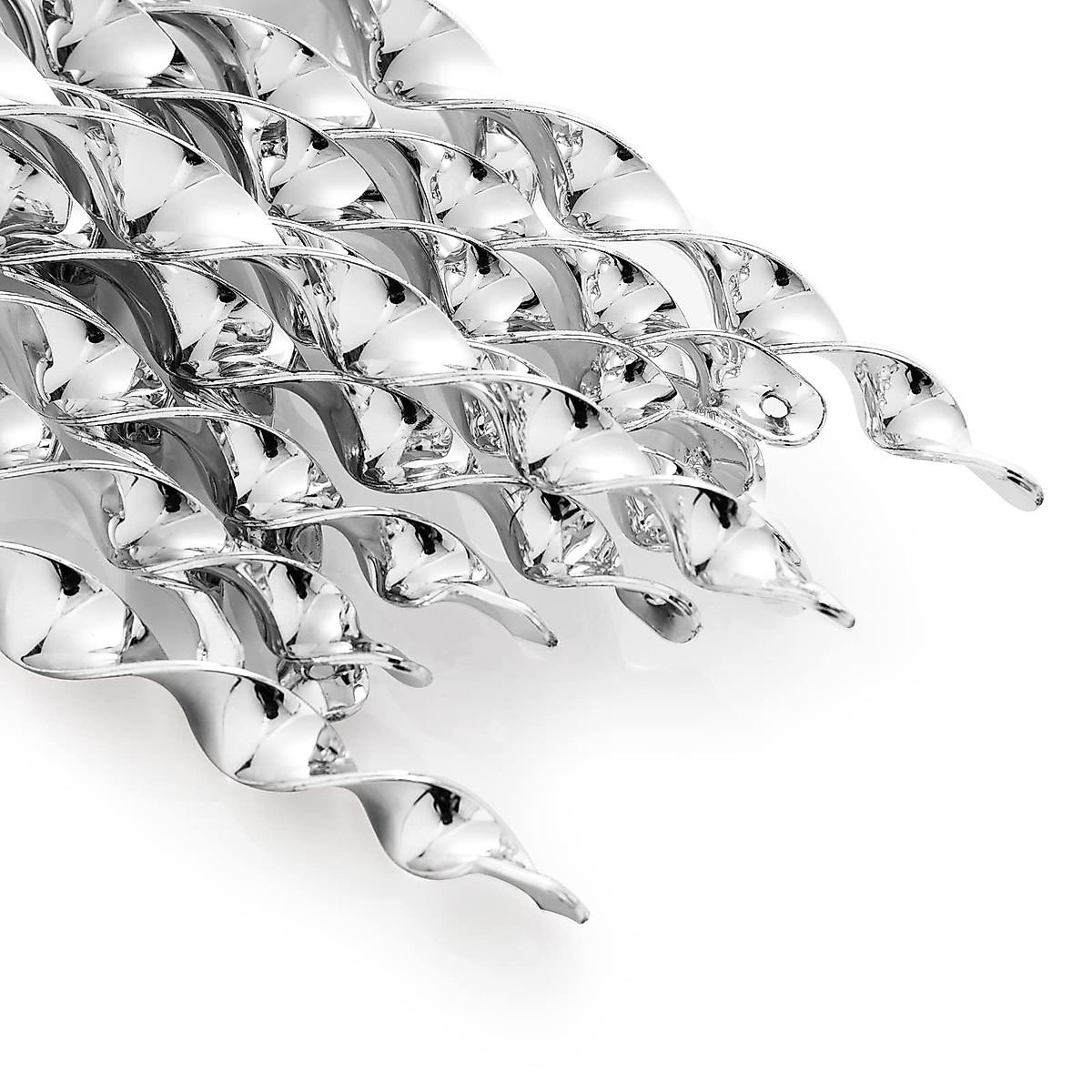 OFFO Large Bird Scarer Rods, 15.7 Inches (10 Pcs) Reflective Bird Device Outdoor Bird Scarer to Keep Pigeon and Woodpecker Away from Garden or Yard, Silver