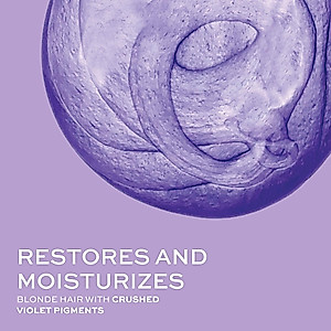 John Frieda Violet Crush Purple Conditioner, Purple Conditioner for Blonde Hair, Crushed Violet Pigments Neutralize Brassy Tones for Cooler, Brighter Blonde, 8.3 Oz