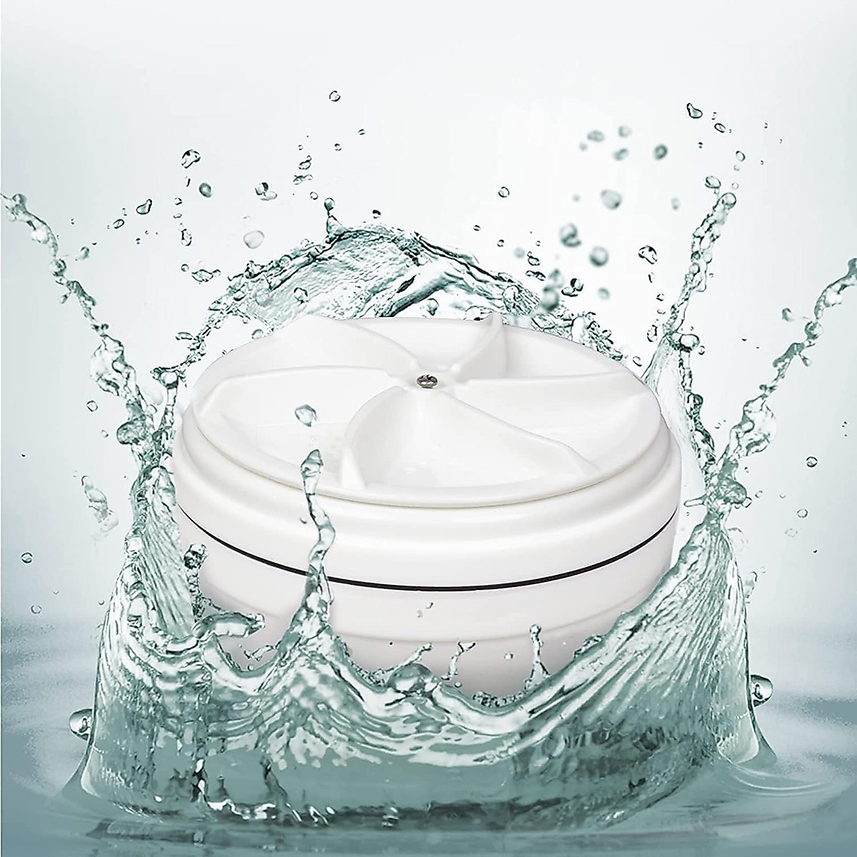 Portable Mini Washing Machine Ultrasonic Turbo Washing Machine Portable Washier with USB for Home Business Travel College House RV Apartment Turbo Washing Machine Cleaning Socks Underwear Small Rag