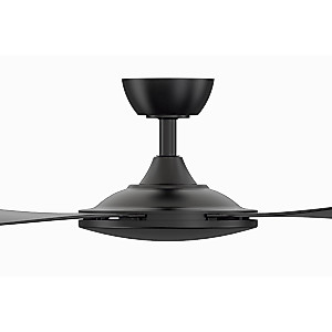 Fanimation GlideAire Indoor/Outdoor Ceiling Fan with Black Blades 52 inch - Black