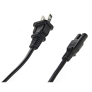 Amazon Basics Replacement Power Cable for PS4 Slim and Xbox One S / X - 12 Foot Cord, Black
