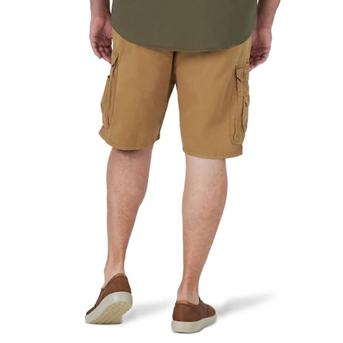 Lee mens Big & Tall Dungarees New Belted Wyoming Cargo Shorts, Bourbon, 44 US