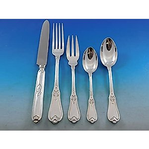 Alicante by Buccellati Italy Silverplated Flatware Set Service 20 pcs Dinner