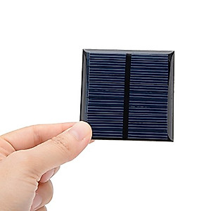 uxcell 5Pcs 5.5V 60mA Poly Mini Solar Cell Panel Module DIY for Light Toys Charger 60mm x 60mm