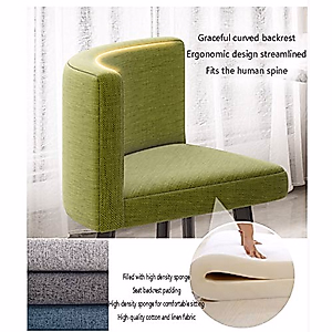 Cjiaxin Round Home Living Room Dining Table 90cm Marble Round Table Simple Office Leisure Table Retro Metal Legs 4 Cotton and Linen Seats Business Hotel Office Reception Room Coffee Shop Dessert Shop