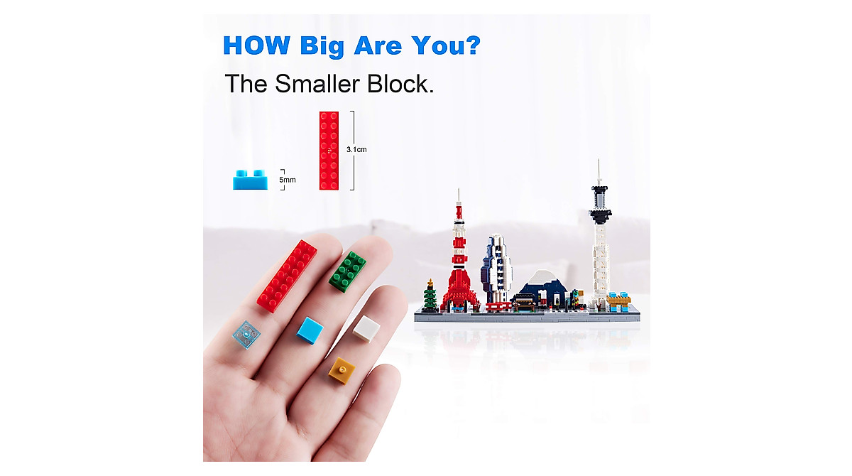 KLMEi Architecture Sets Micro Mini Blocks Japan Tokyo Skylines Building Kit Famous Landmark ...