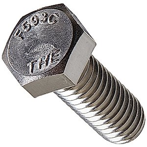 Hillman 831618 3/8-16 x 1-Inch Stainless Steel Hex Cap Screw, 50-Pack