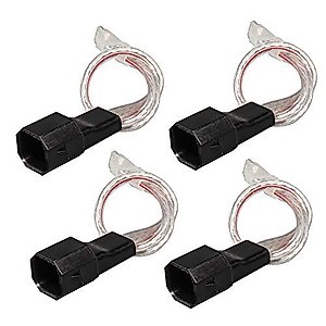 RED WOLF Car Speaker Wiring Harness Adapter Connector Replacement for Ford 1998-2014 Mazda 1998-2011, Lincoln 2003-2011, Mercury 2000-2010 Mount on Door Speaker Audio Cable Plug 2 Pair