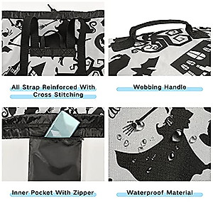 Witch Spider Halloween Laundry Bag Large Heavy Duty Laundry Backpack for College Students Laundry bag with Shoulder Straps Dirty Clothes Organizer for Traveling Waterproof