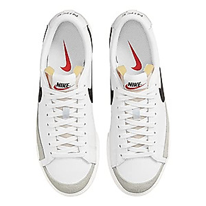 Nike Womens WMNS Blazer Low Platform DJ0292 101 - Size 8W White/Black