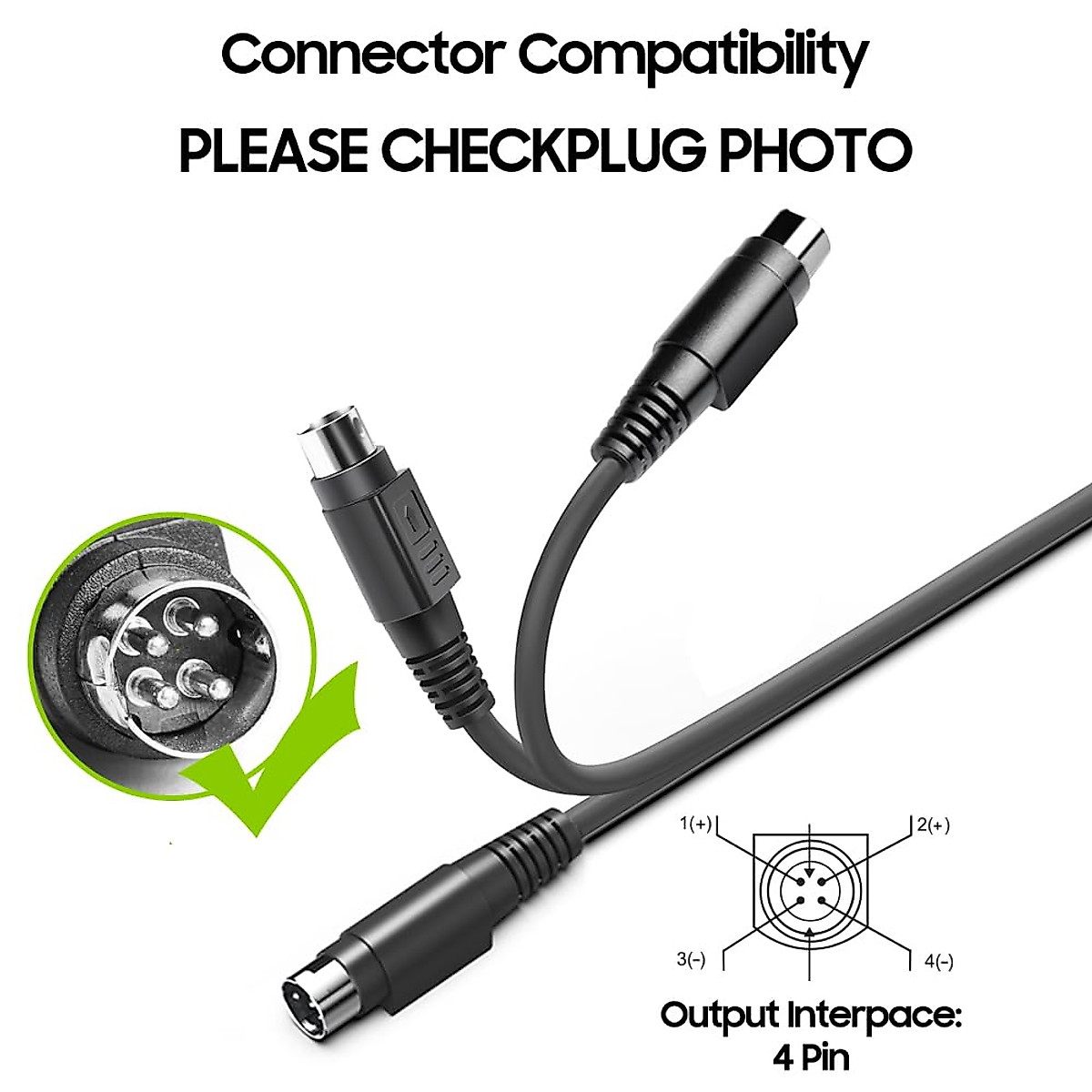 KFD 12V 4-PIN AC DC Adapter for Synology DS414 DS415 DS415+ DS414j DS416 DS418 DS918 DS918+ DS412 DS413 DS410 DS411 DS409 DS713 DS710 DS711 DS718 DS916 DS920 DS923 NAS Server Power Supply Cord Charger