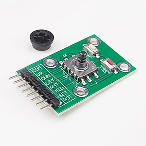 KOOBOOK 2Pcs 5-Channel Five Direction Navigation Button Module 5D Rocker Joystick Independent Keyboard for Arduino MCU