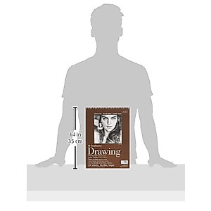 Strathmore Medium Drawing Spiral Paper Pad 9"X12"-24 Sheets -400400