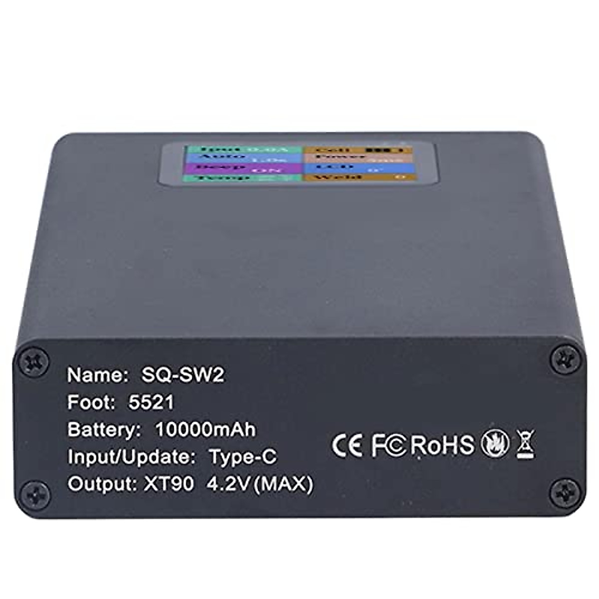 Mini DIY Battery Spot Welder, 1.8in LCD Color Screen Charging Reminder Spot Welding Machine Rechargeable for Circuit Repair(#1)