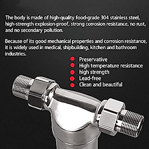 CJGS Prefilter - Spin Down Sediment Water Filter,Central Prefilter Whole House Water Filter Purifier System 3T/h for Whole House Reusable Spin Down Sediment Filter