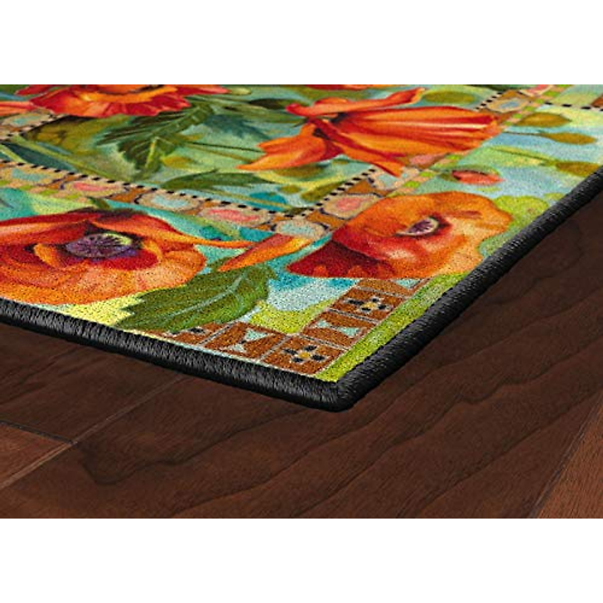 Brumlow Mills Garden Path Front Door Floral Area Rug, 1 ft 8 in x 2 ft 10 in, Rectangle