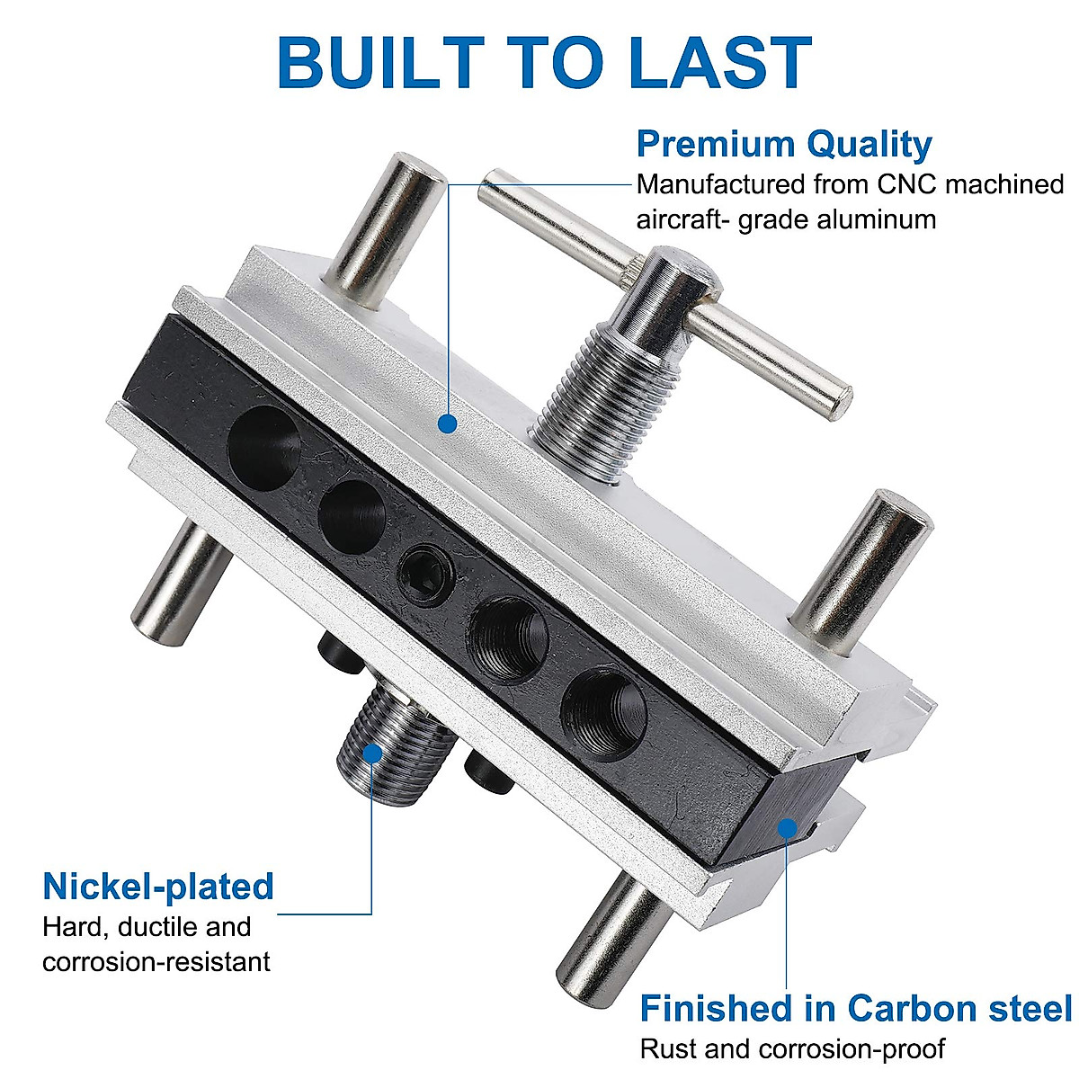 Tysun Self Centering Doweling Jig Drilling Guide Positioner Woodworking Doweling Jig Tool Hole Drilling Guide Self Centering Locator