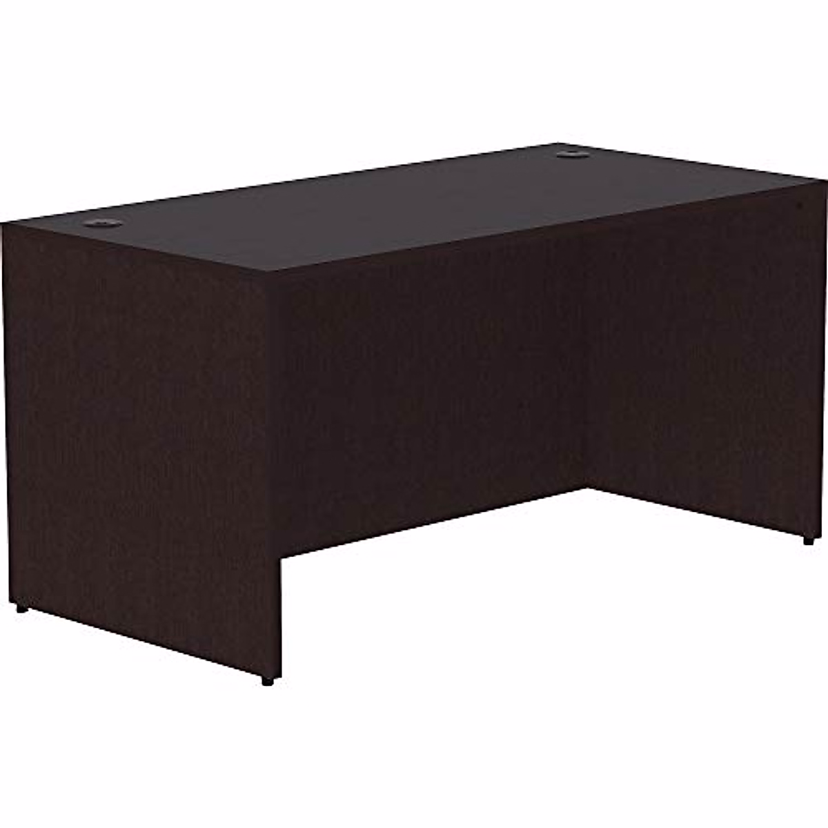 Lorell Essentials Desk Shell, 60" x 30" x 29.5", Espresso