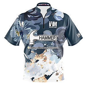 Logo Infusion Dye-Sublimated Bowling Jersey (Sash Collar) - I AM Bowling FUN Design 2062-HM - Hammer (6X-LARGE) Multicolored