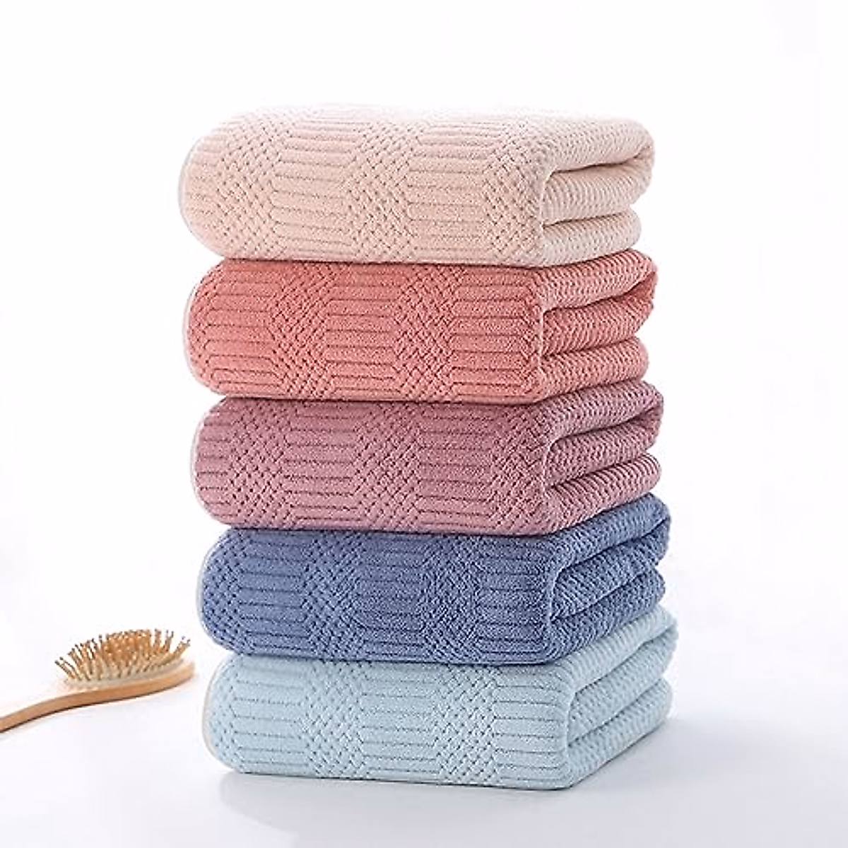 Bath Towels, Luxury Bath Towels, 27.5 X 55.1 Inches Highly Absorbent Quick Dry Towel, High Density Polyester Coral Fleece Easy to Carry for Bathrooms, Hotels, Spas, Kitchens, Gyms #