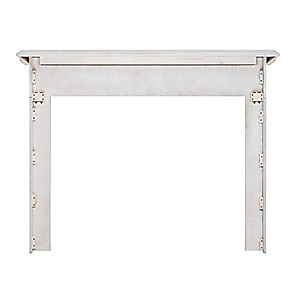 Pearl Mantels 510-48 Newport 48-Inch Fireplace Mantel Surround with Medium Density Fiberboard, White