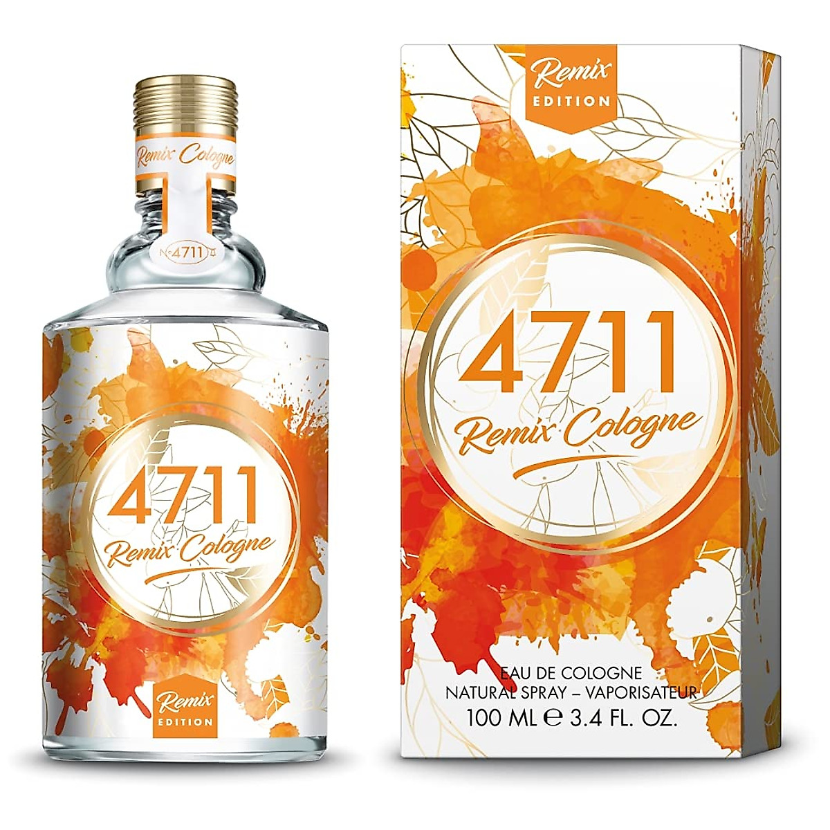Muelhens 4711 Remix Cologne - Orange for Women - 3.4 oz EDC Spray