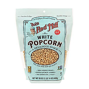 Bob's Red Mill Whole White Popcorn, 30-ounce (Pack of 4)