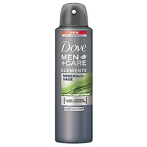 Dove Men+ Care Dry Spray Antiperspirant Deodorant 150 ML Pack of 6 Mixed Scents 5 Fl Oz (Pack of 6) 30 Fl Oz